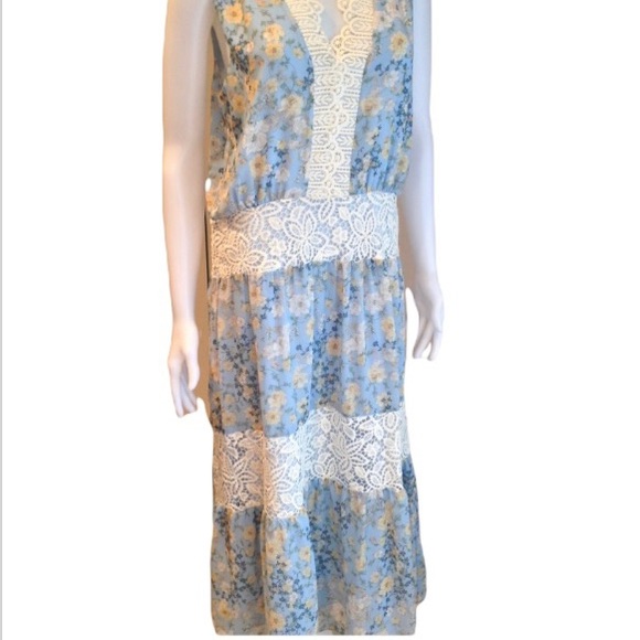 Marchesa | Dresses | Nwt Marchesa Rose Floral Midi Dress | Poshmark